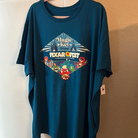 Disney | Shirts | 224 Disney California Adventure Pixar Feast Shirt ...